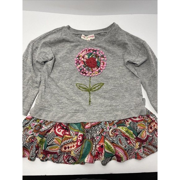 Mimi & Maggie | Dresses | Mimi Maggie Dress 8 Mo Grey With Multi ...
